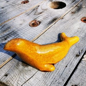 Achill | Accents | Vintage Achill Irish Pottery Yellowy Brown Colour ...